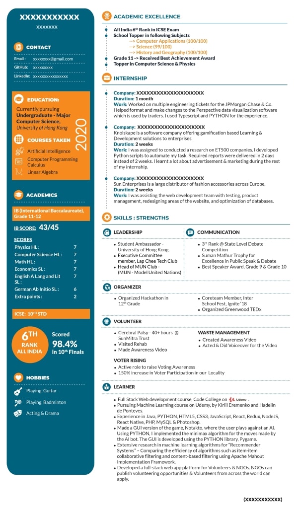 CV Builder - Visionpix Technologies